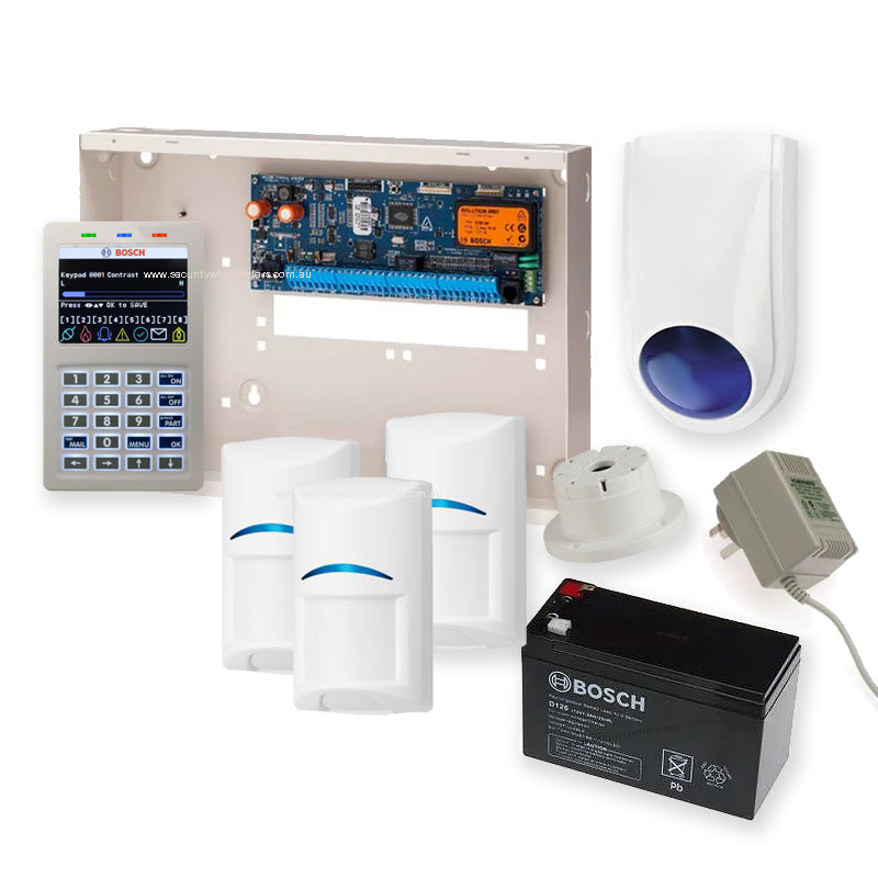 BOSCH 6000 Series Alarm Kit with Smart Keypad & PIRs – ibestsecurity